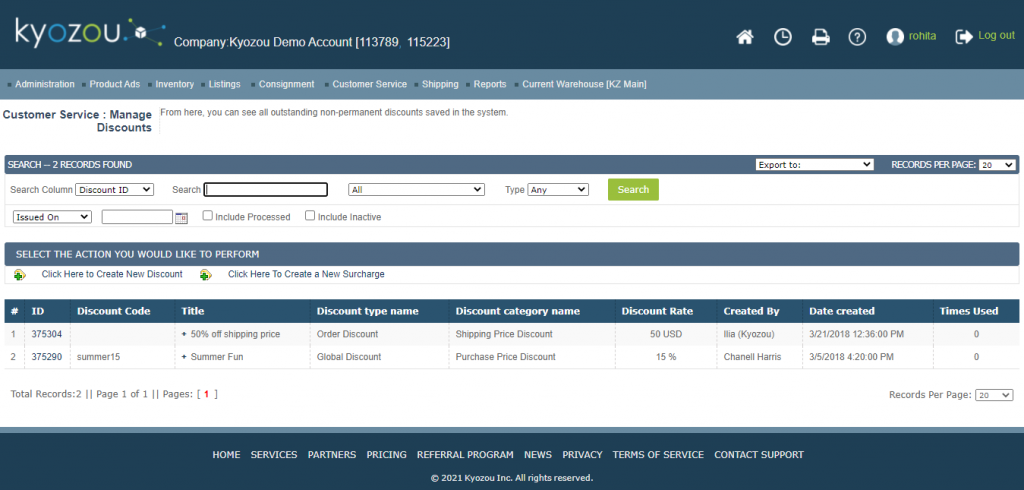 Order Fulfillment Software - Kyozou